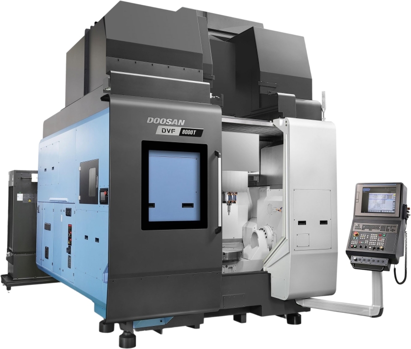 DVF 8000T Vertical 5-Axis Machining Centre - Mills CNC