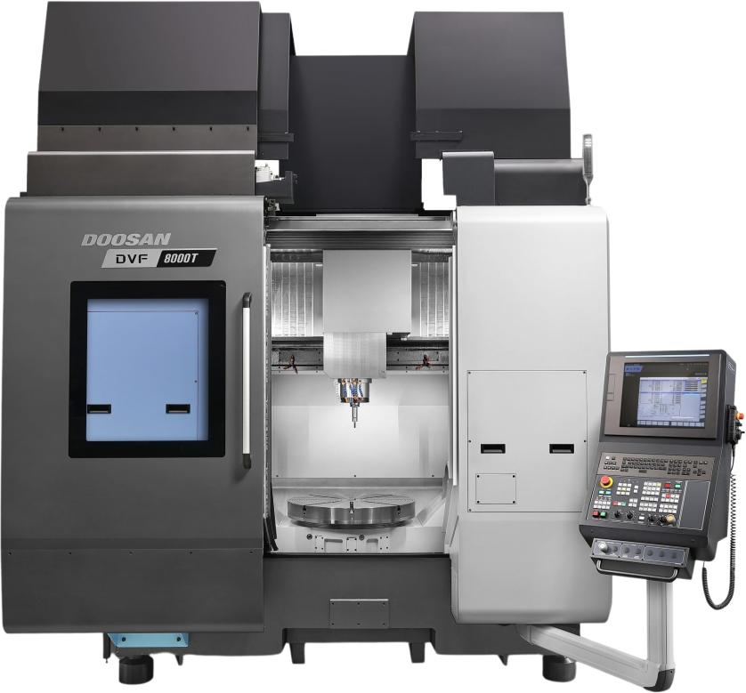 DVF 8000T Vertical 5-Axis Machining Centre - Mills CNC