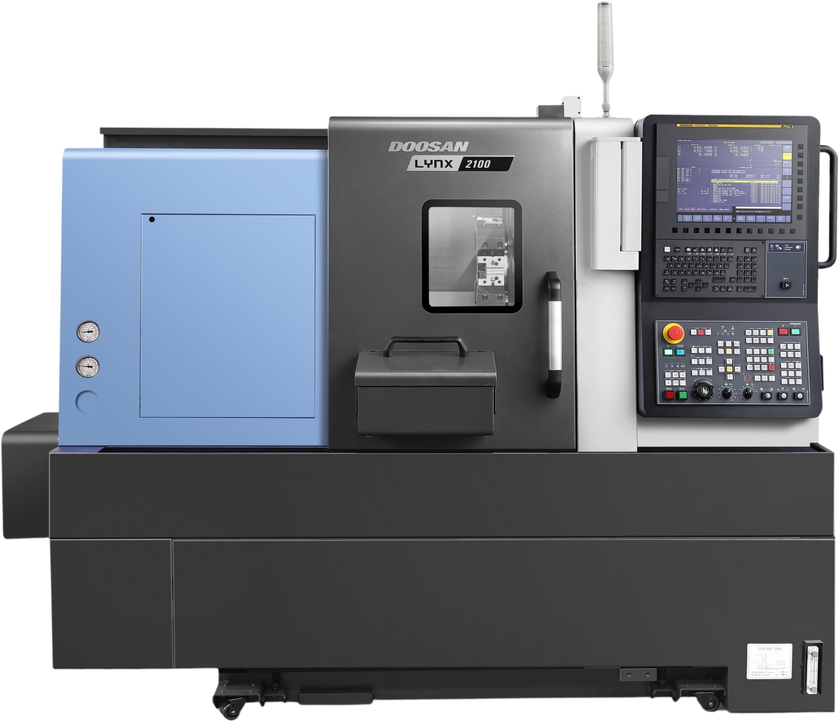 Lynx 2100B Horizontal Single Turret Lathe - Mills CNC