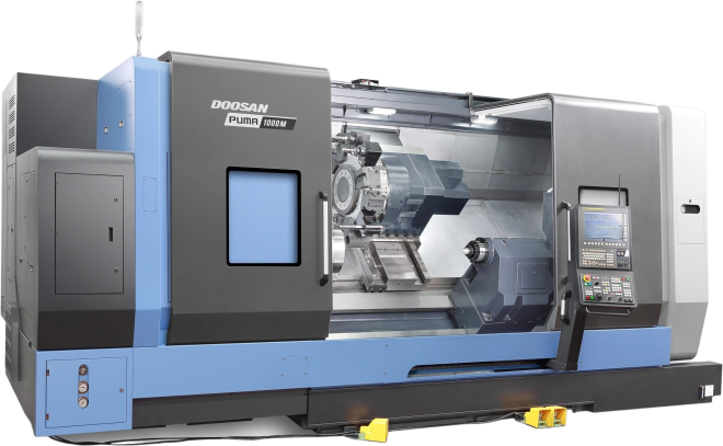 Puma 1000MA Horizontal Single Turret Lathe - Mills CNC