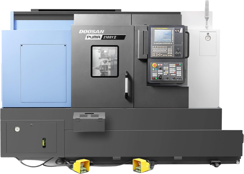 Puma 2100Y II Horizontal Single Turret Lathe - Mills CNC