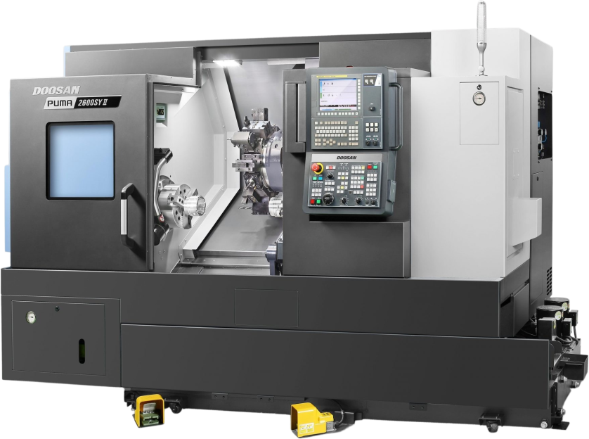 Puma 2600Y II Horizontal Single Turret Lathe - Mills CNC