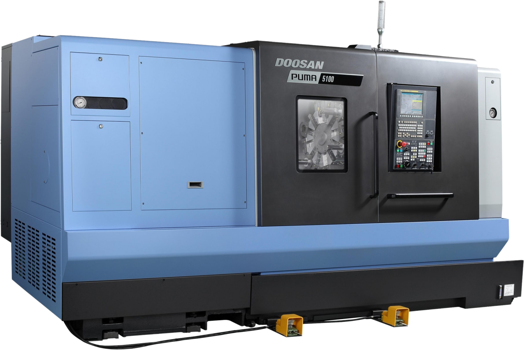 Puma 5100B Horizontal Single Turret Lathe - Mills CNC
