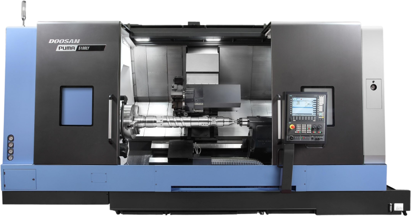 Puma 5100 Series - Horizontal Single Turret Lathe - Mills CNC