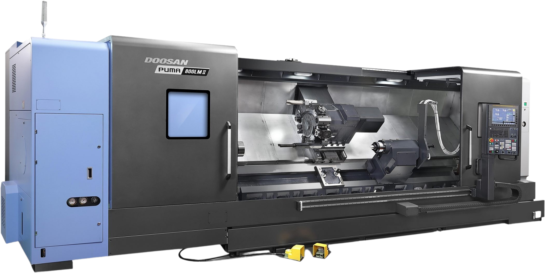Puma 800LM II Horizontal Single Turret Lathe - Mills CNC