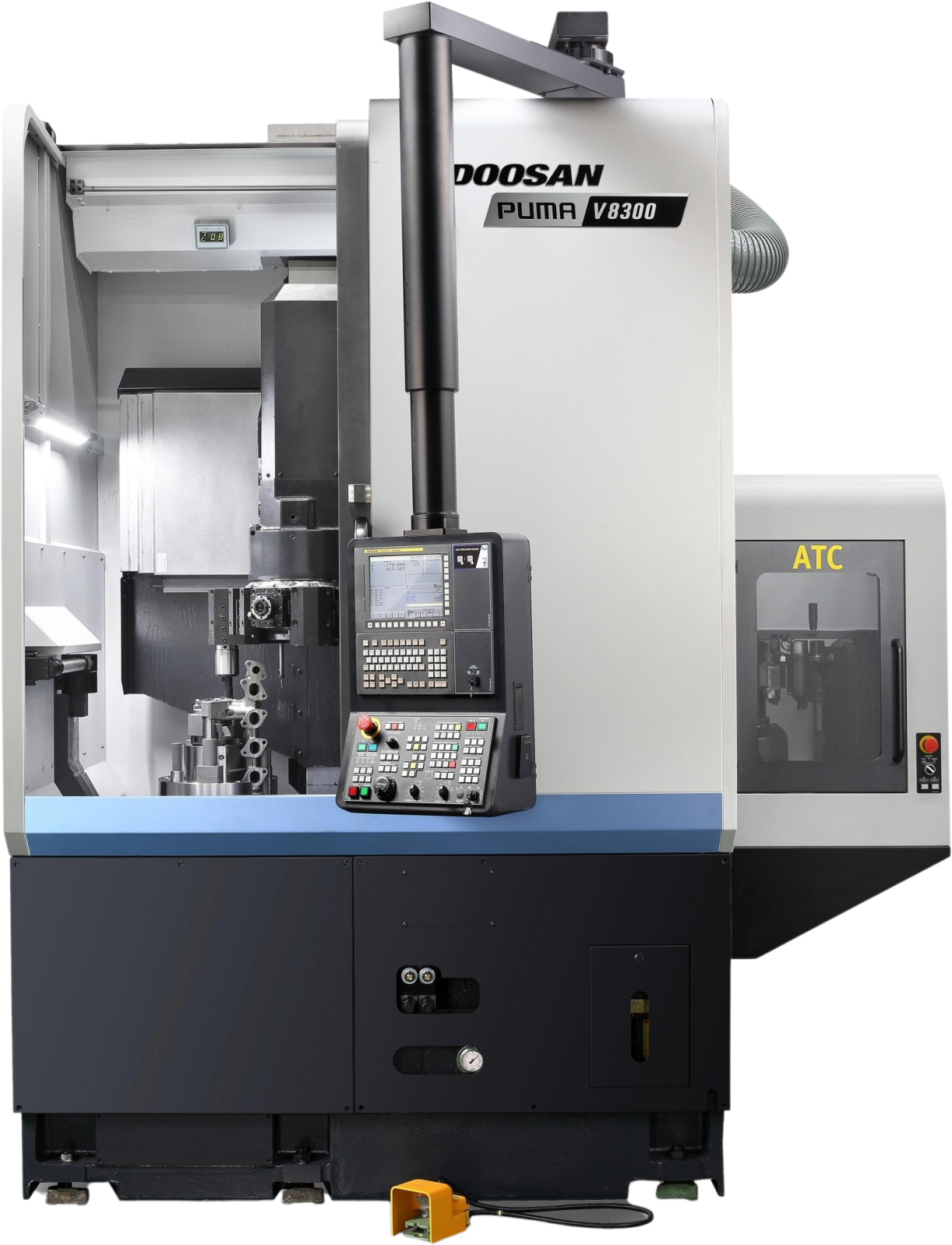 Puma V8300M Single Turret Vertical Lathe - Mills CNC