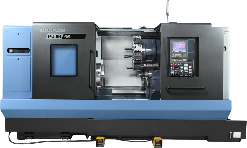 Puma 4100MA Horizontal Single Turret Lathe - Mills CNC