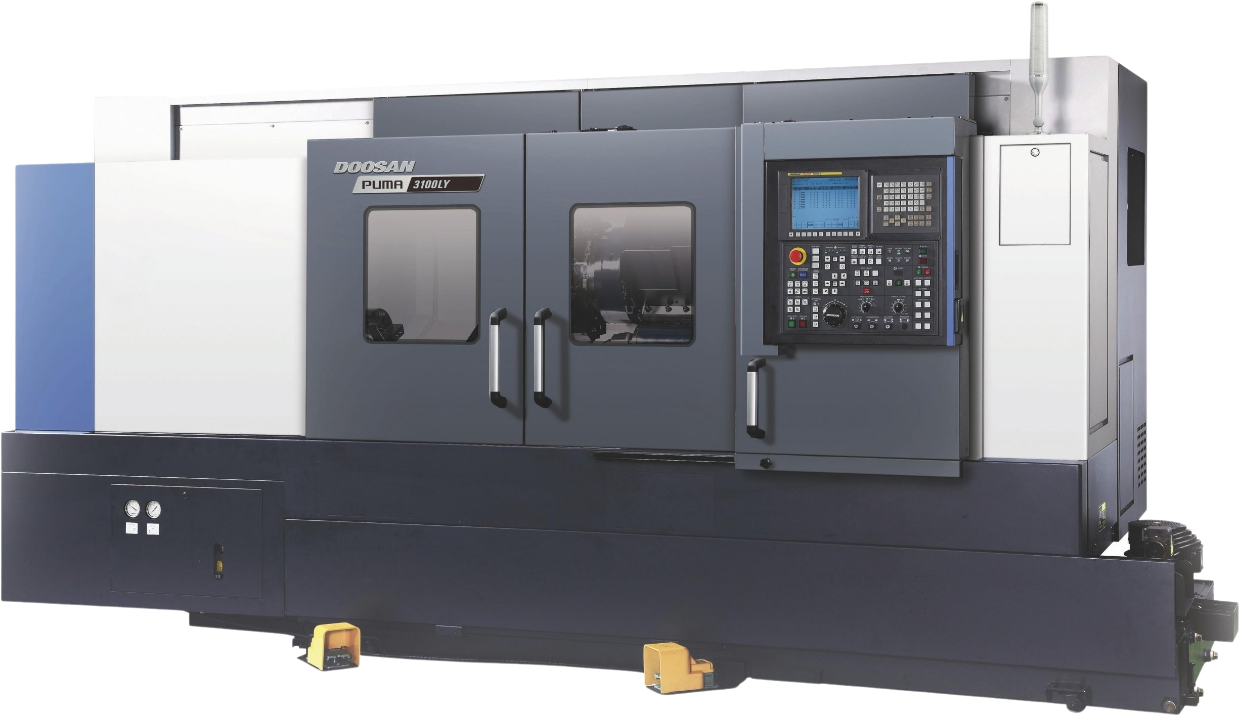 Puma 3100LY Horizontal Single Turret Lathe - Mills CNC