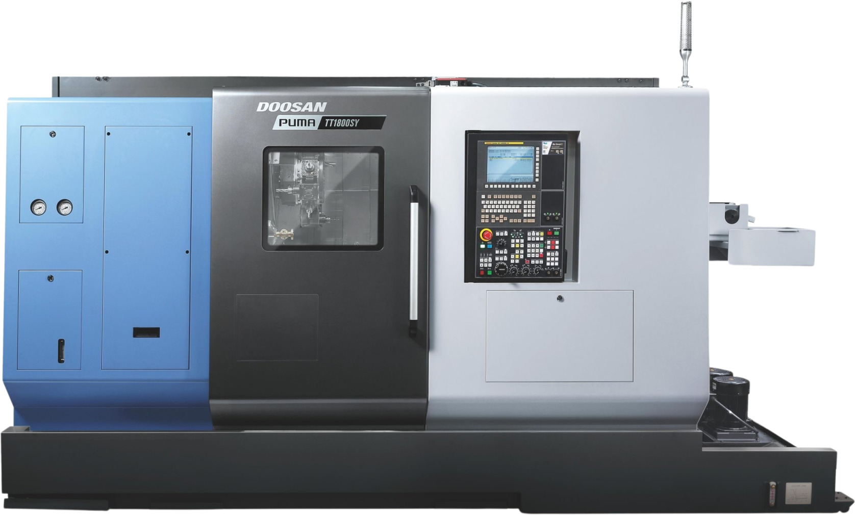 Puma TT1800SY Twin Turret Horizontal Lathe - Mills CNC