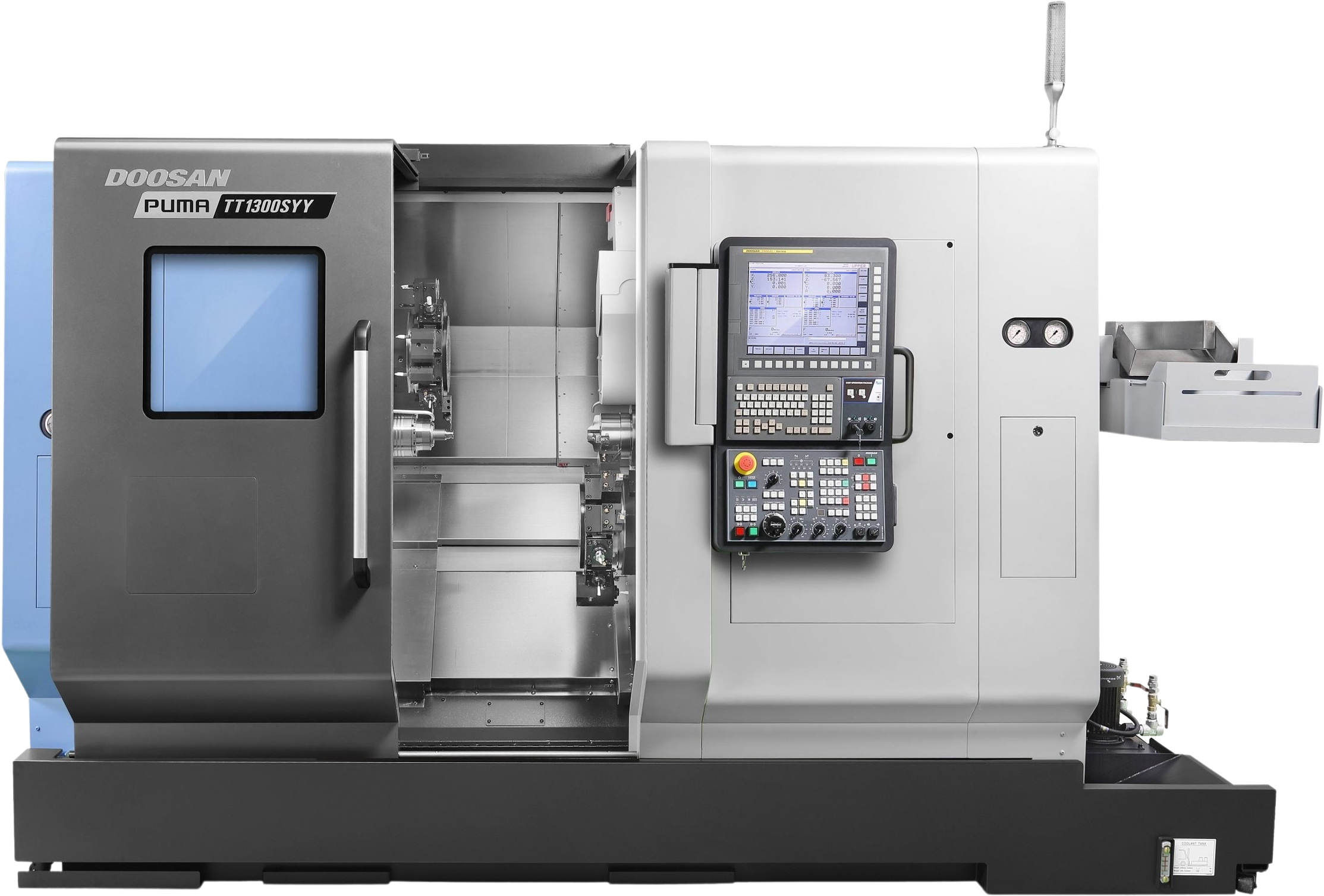 Twin Turret Horizontal CNC Lathes - Mills CNC